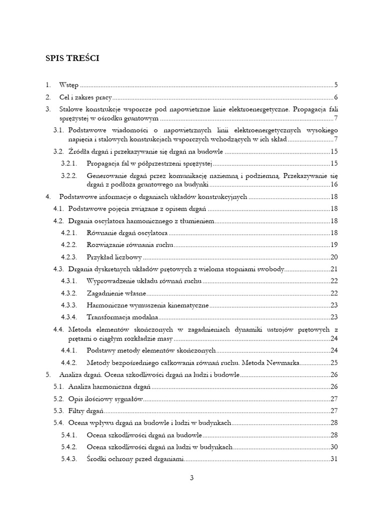 Drgania Slupow Stalowych Wywolane Wymuszeniem Kinematycznym | PDF