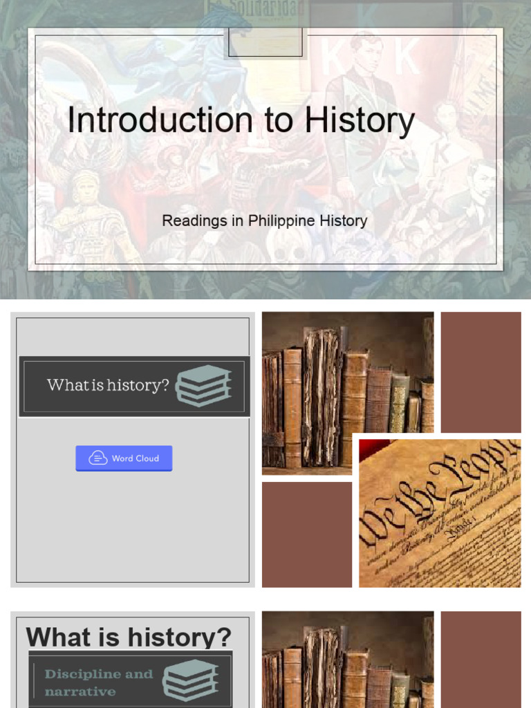 1. RPH- Intro to History (with games) | PDF | Historiography | Primary ...