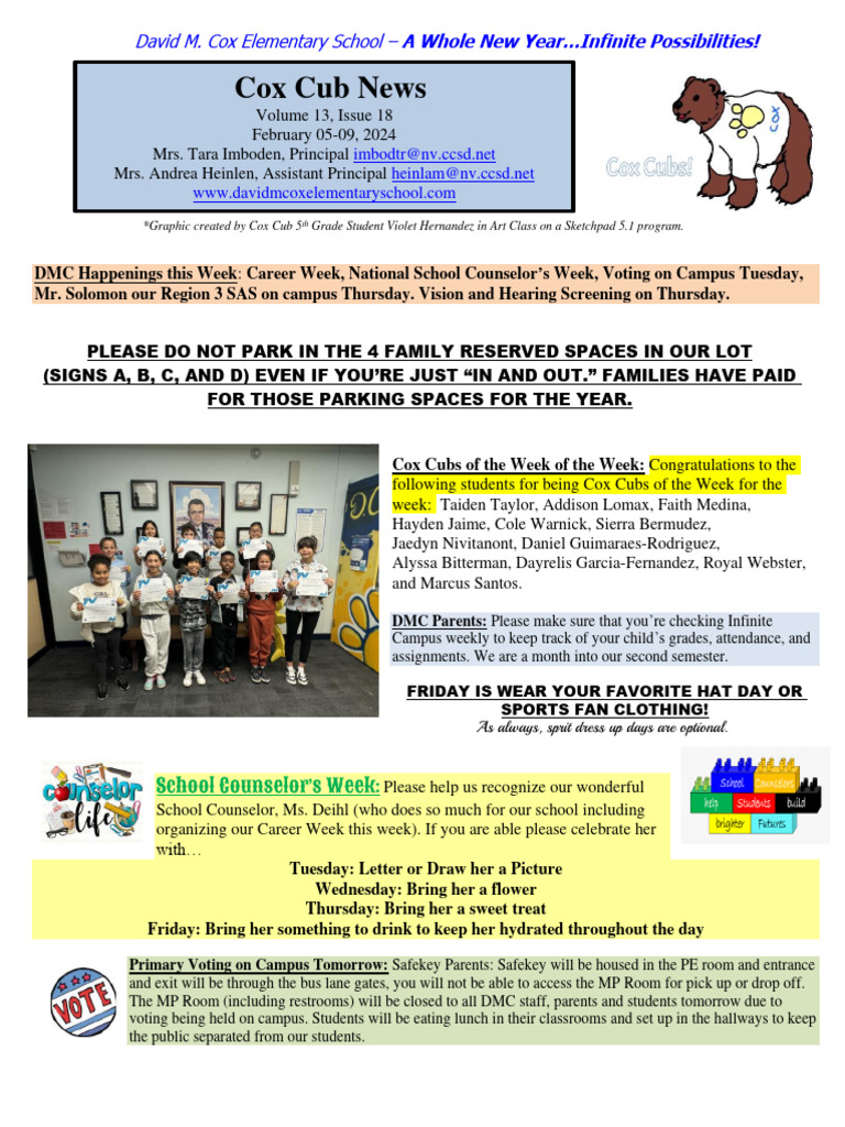 Cox News Volume 13 Issue 18 | PDF