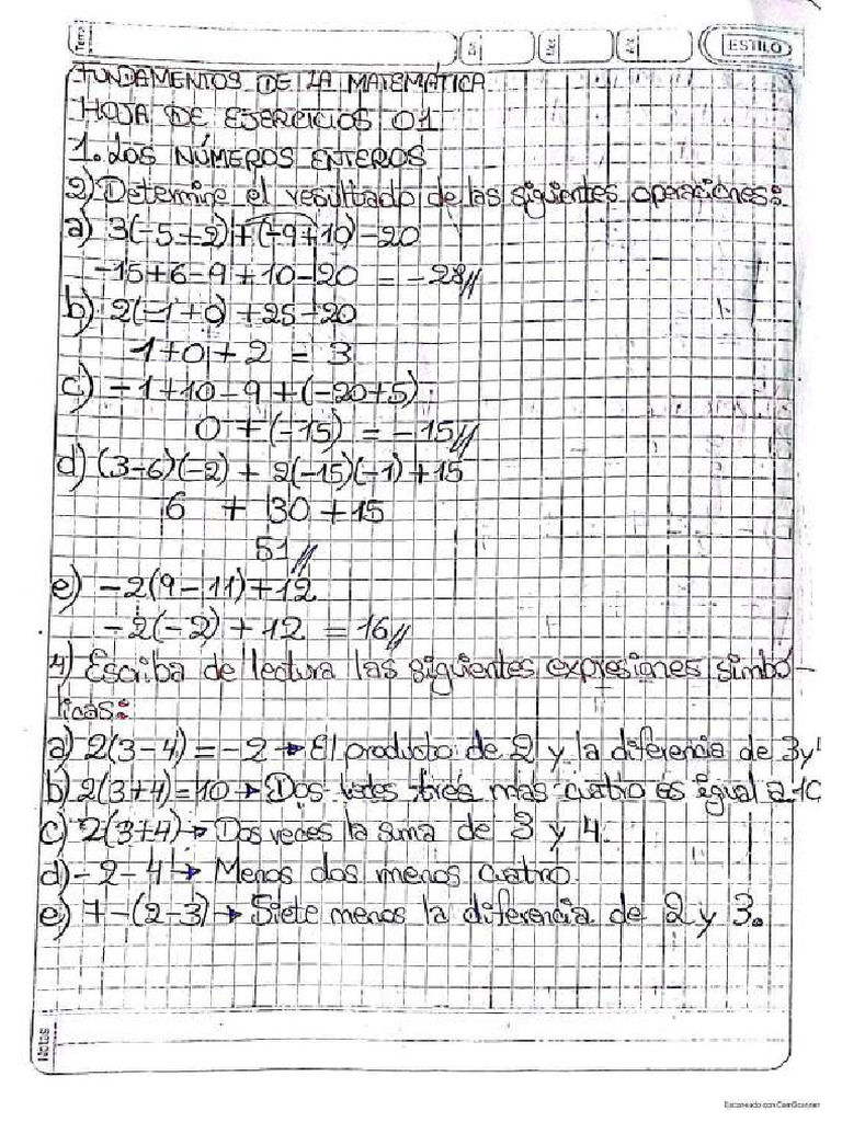 Tarea -1-Fundamentos de Matematica | PDF