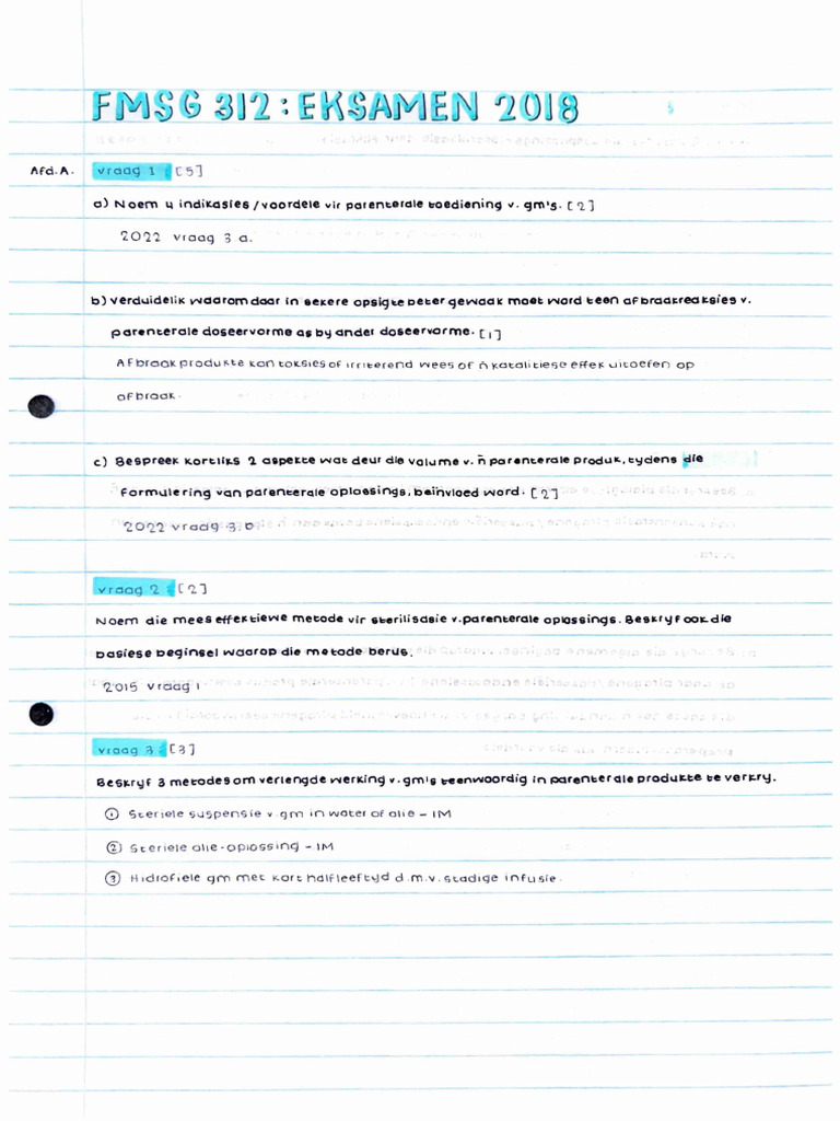 FMSG312 - 2018 Eksamen Deel 1 | PDF