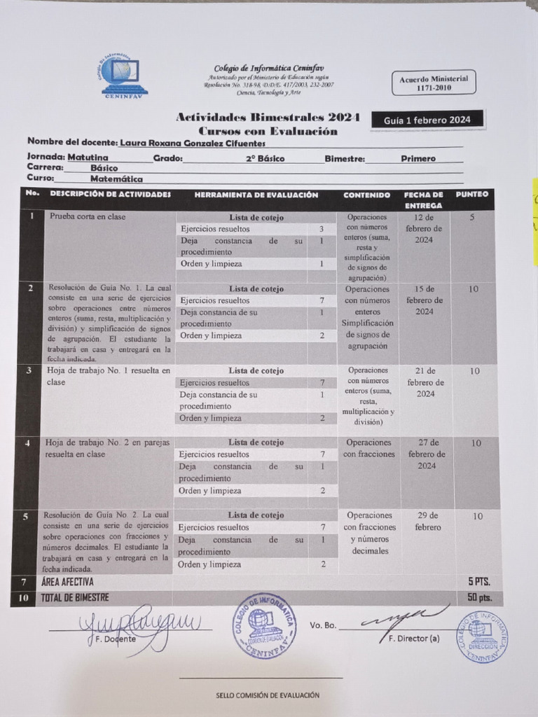 Actividades 2 B-Sico MATE | PDF | Matemáticas | Aritmética