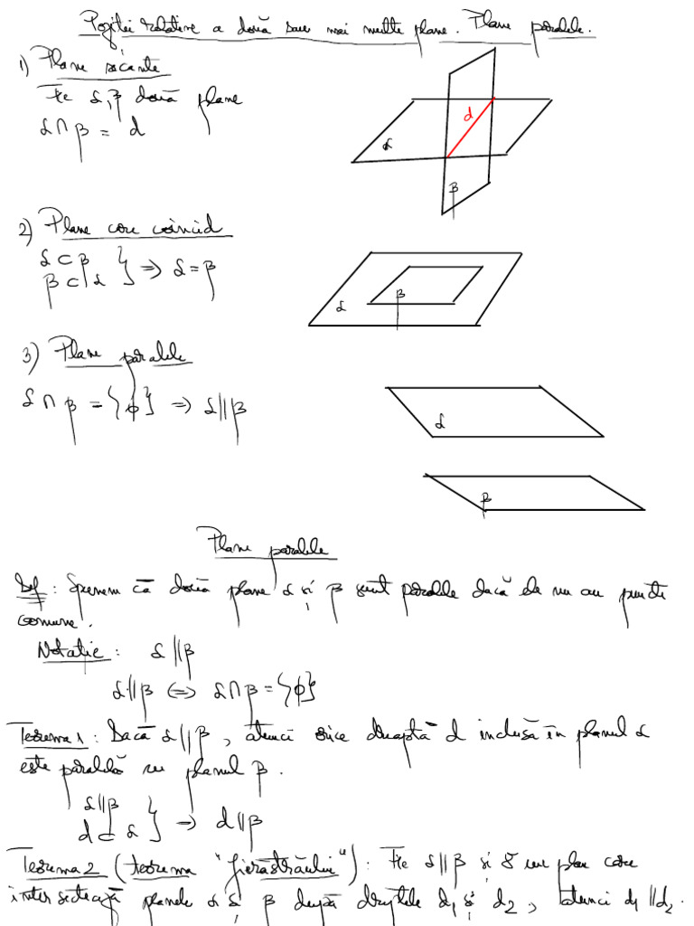 Plane Paralele | PDF
