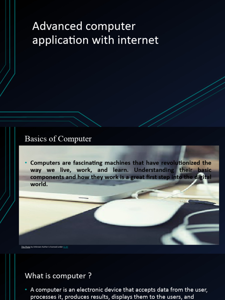 Advanced Computer Application With Internet Pdf Computer Data Storage Random Access Memory