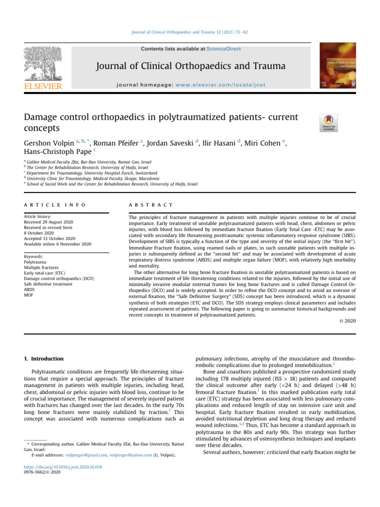 Pi Is 0976566220304872 | PDF | Injury | Inflammation