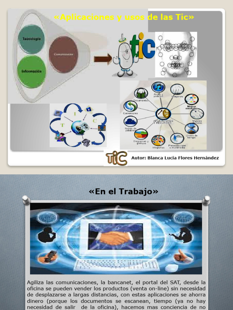 TIC PRESENTACION | PDF | Tecnología de información y comunicaciones ...