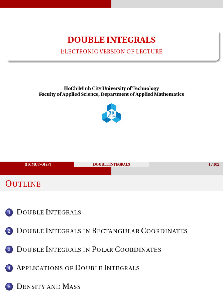 Double Integral | PDF | Integral | Area