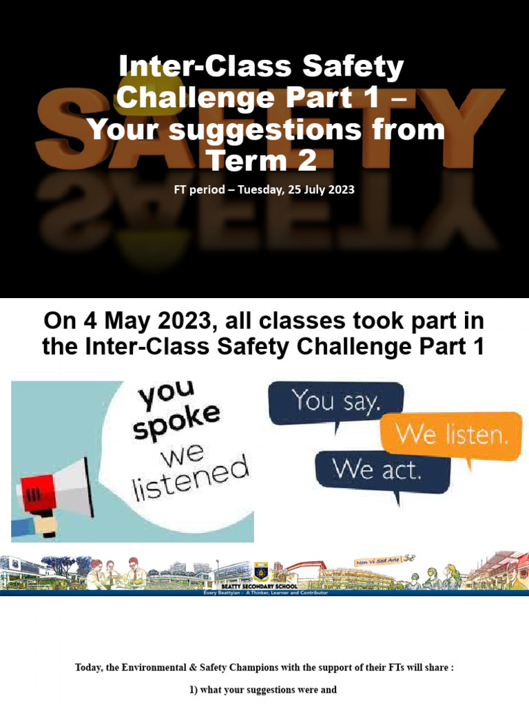 Class Safety Challenge Part 1 Feedback 2024-01-09 01-21-13 | PDF | Stairs