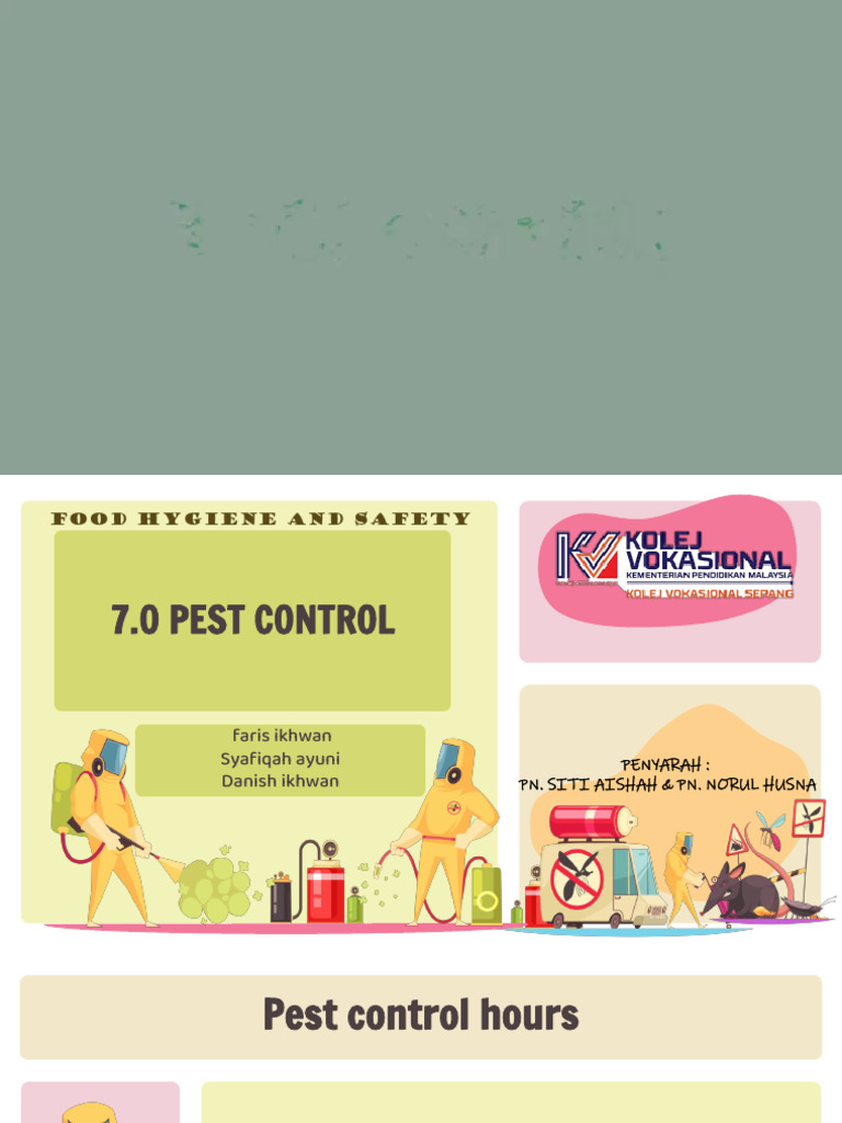 Diploma Hygiene Pest Control | PDF