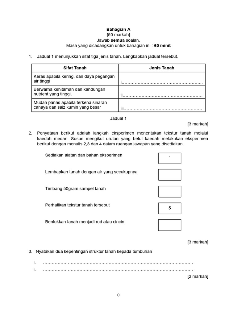 PPC Pertanian SPM Negeri Perak 2023 | PDF