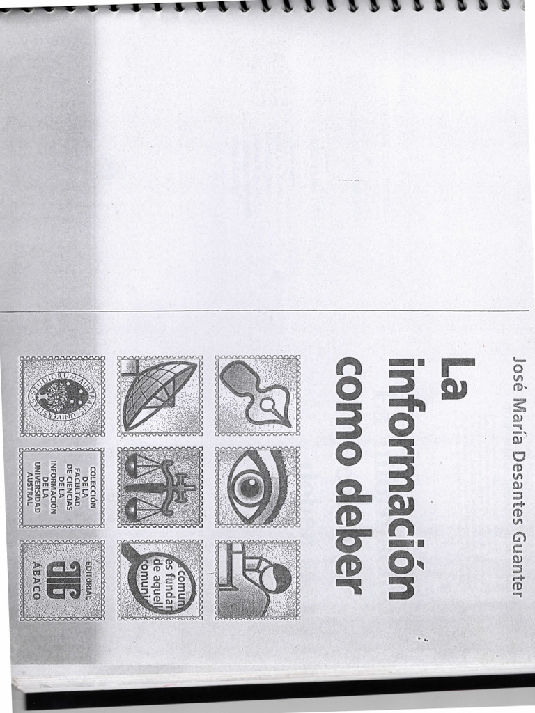 LA INFORMACION COMO DEBER Desantes | PDF