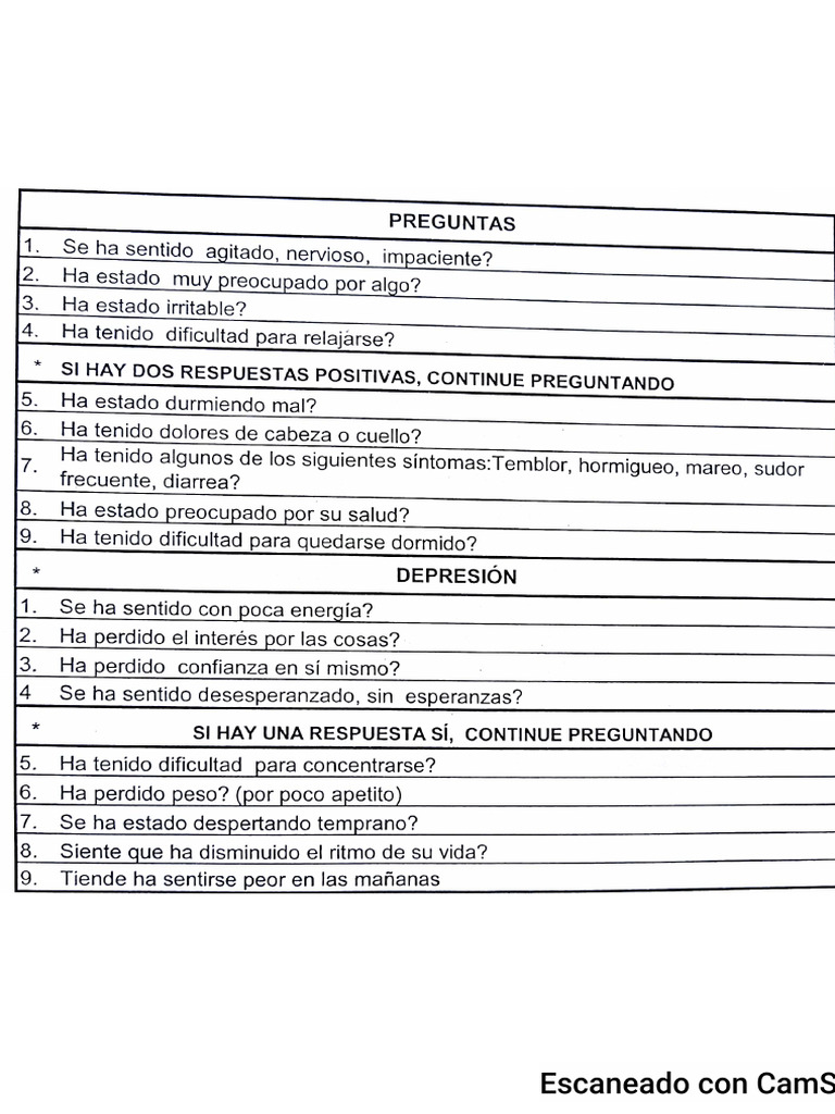 Escala Goldberg- Dr Rodriguez | PDF