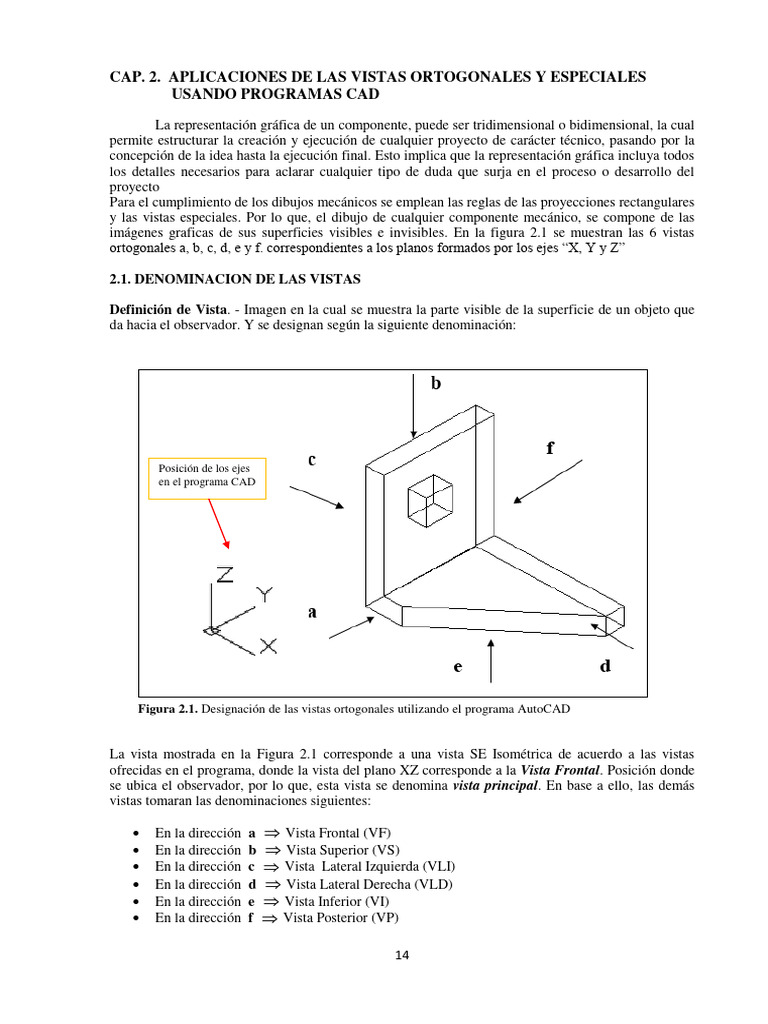 Vistas Ortogonales y Especiales en AutoCAD | PDF | Dibujo | Euclides