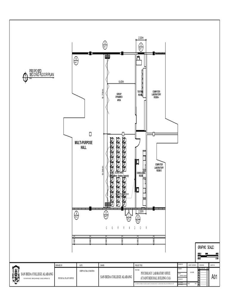 Proposed New Office For Pyschology Area DWG 16nov23-Layout1 | PDF