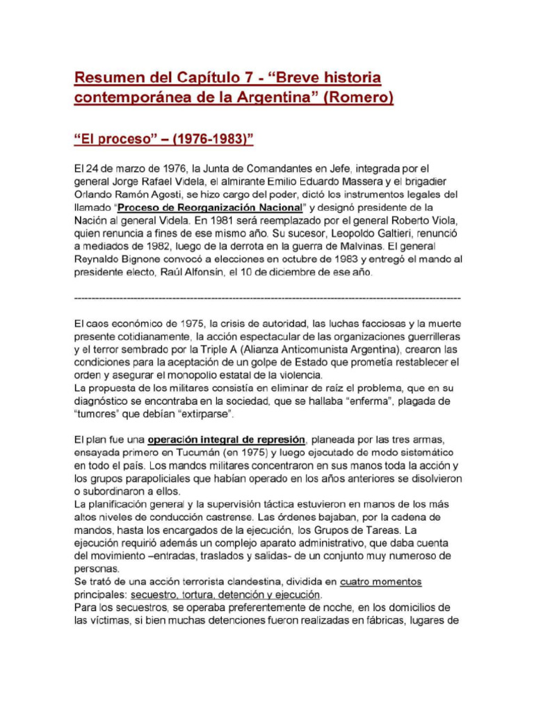 Resumen Del Capitulo 7 | PDF