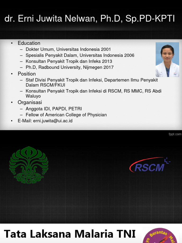 Tatalaksana Malaria TNI Dr. Erni | PDF