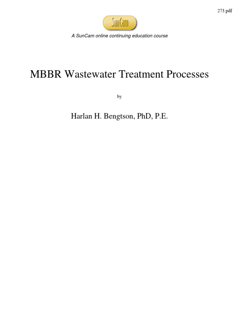 MBBR Wastewater Treatment Processes | PDF | Sewage Treatment | Environmental Issues With Water