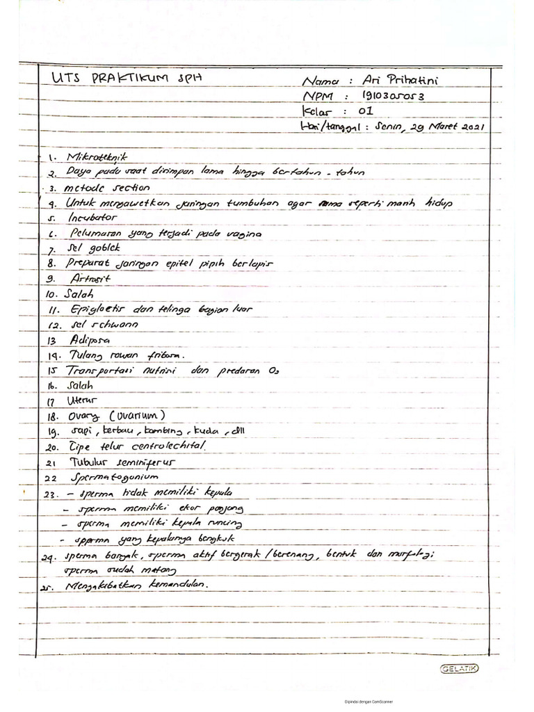 contoh laporan praktikum struktur perkembangan hewan | PDF contoh laporan praktikum struktur perkembangan hewan | PDF
