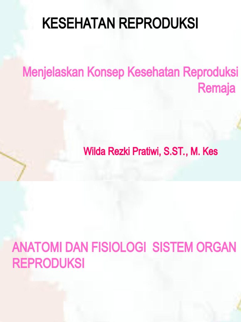 II Anatomi Fisiologi Kesehatan Reproduksi | PDF | Pengembangan Diri