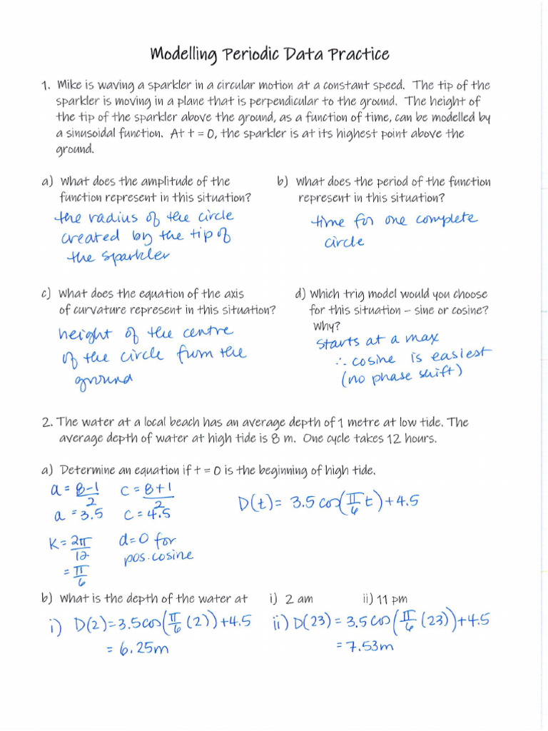 Modelling Periodic Data Ws Solutions | PDF