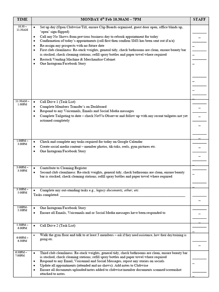 Daily Action Plan Ash Leave | PDF | Social Media | Popular Culture & Media Studies