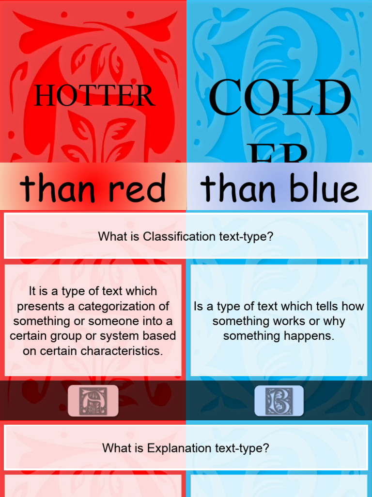 Hotter Than Red Colder Than Blue | PDF