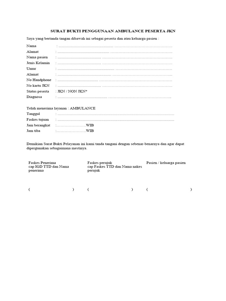 Surat Rujukan Pasien Bpjs Pdf