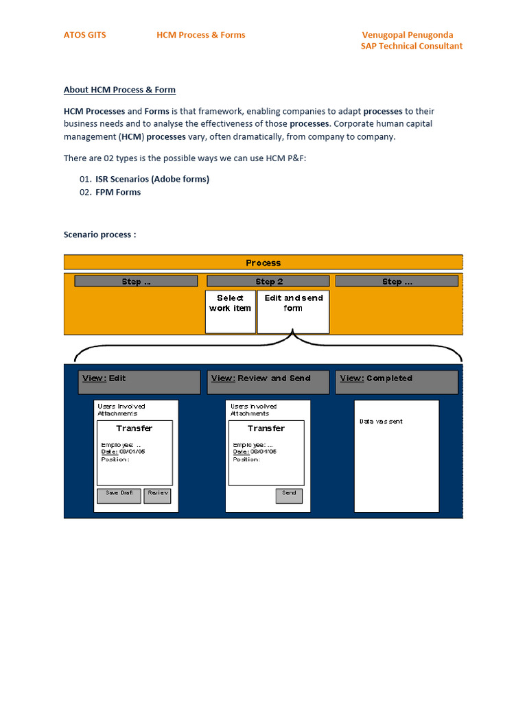 HCM Process and Forms | Download Free PDF | Information Technology Management | Software Development