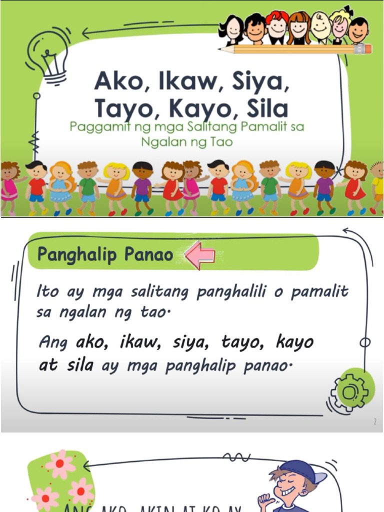Filipino 3 Panghalip | PDF