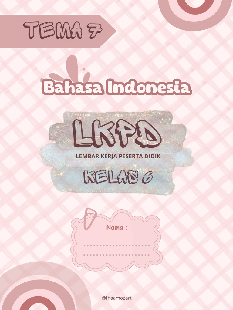 LKPD Bhs. Indo Tema 7 Kls 6 | PDF