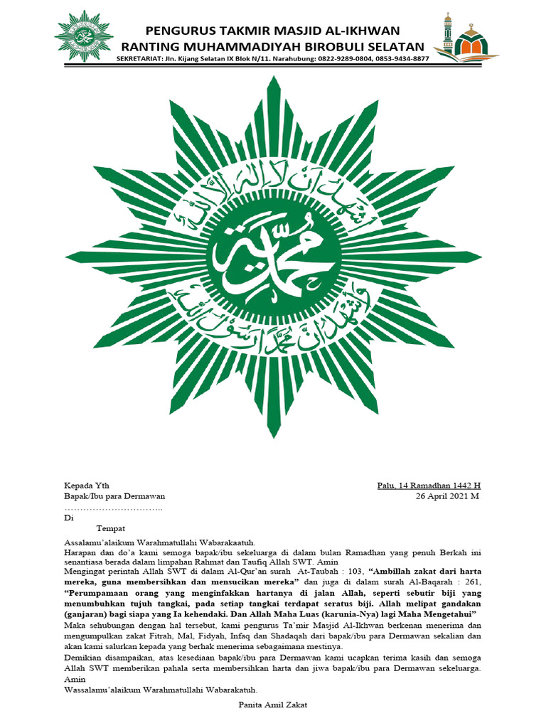 Blanko Zakat 2021-1442 | PDF