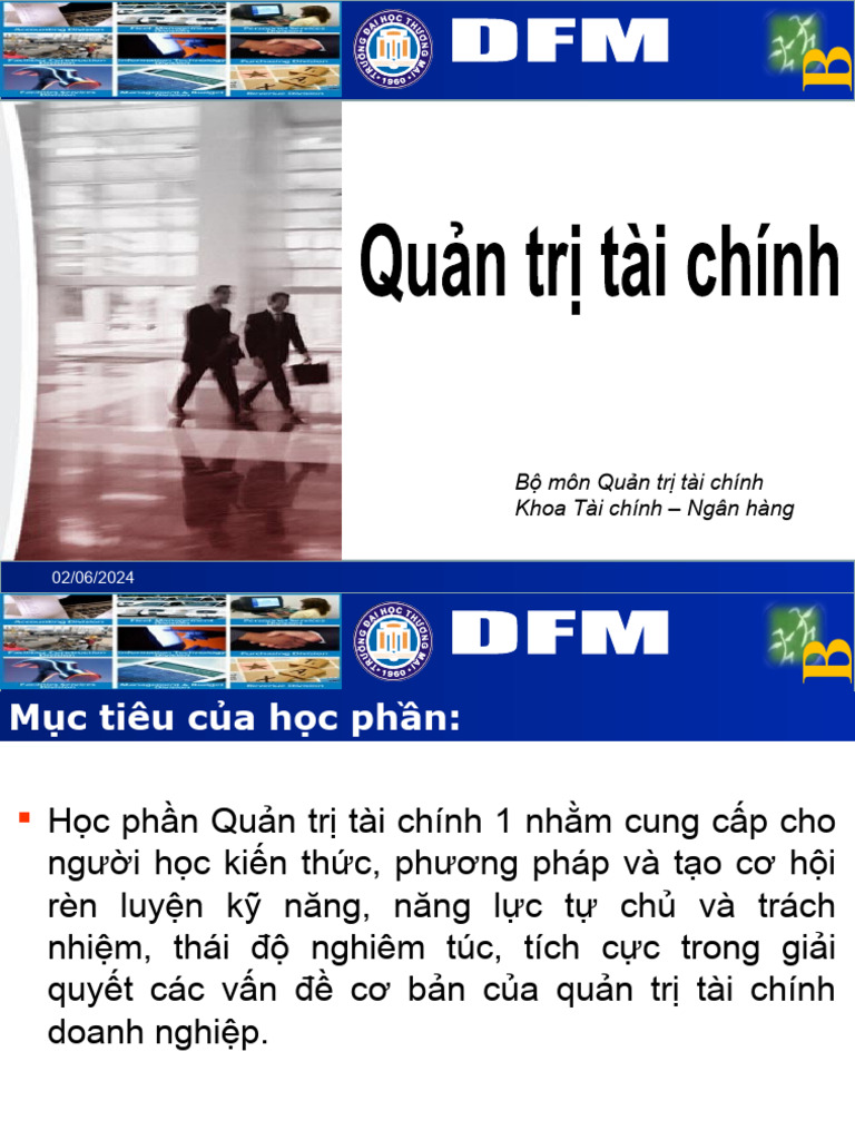 Chương 1 - Tổng Quan Về QTTC 2020 | PDF