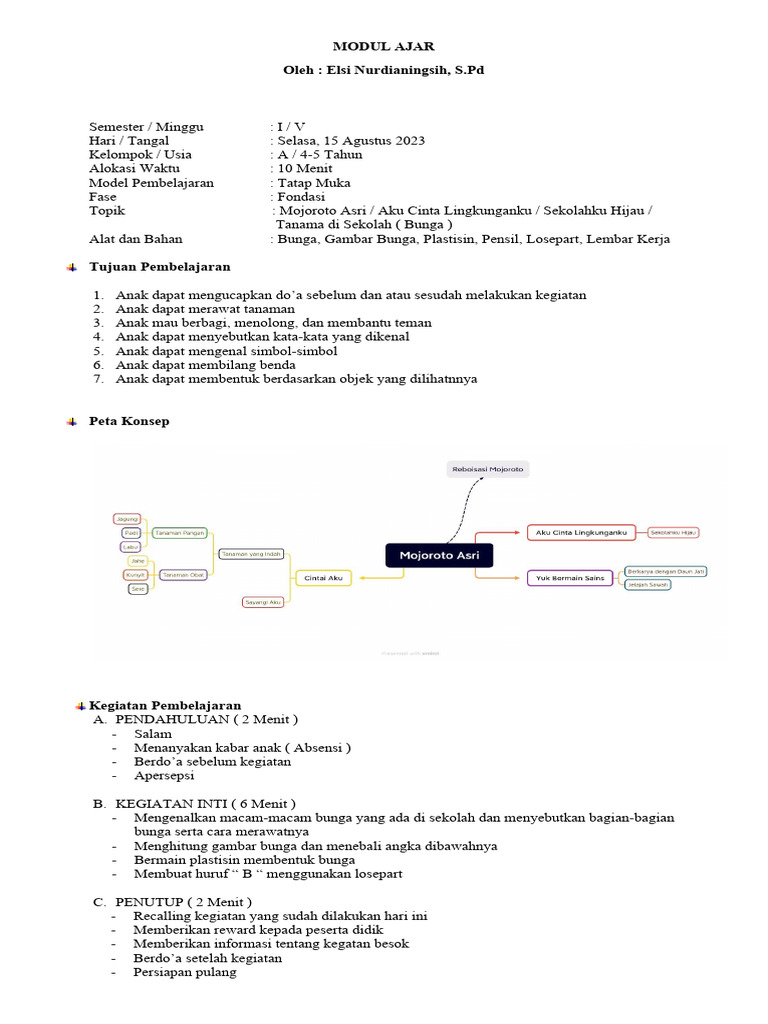 Modul Ajar Elsi | PDF
