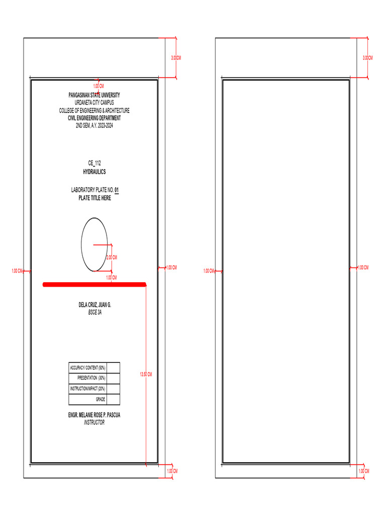 Hydraulics Plate Format | PDF