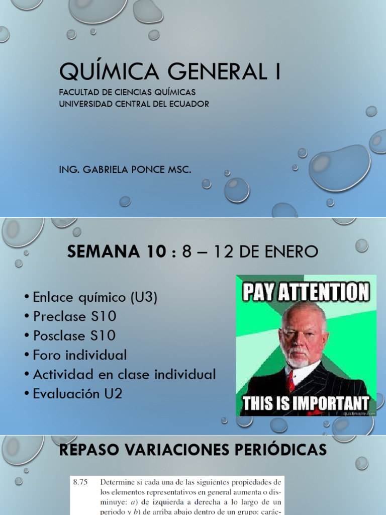 Semana 10 | PDF | Enlace químico | Enlace covalente