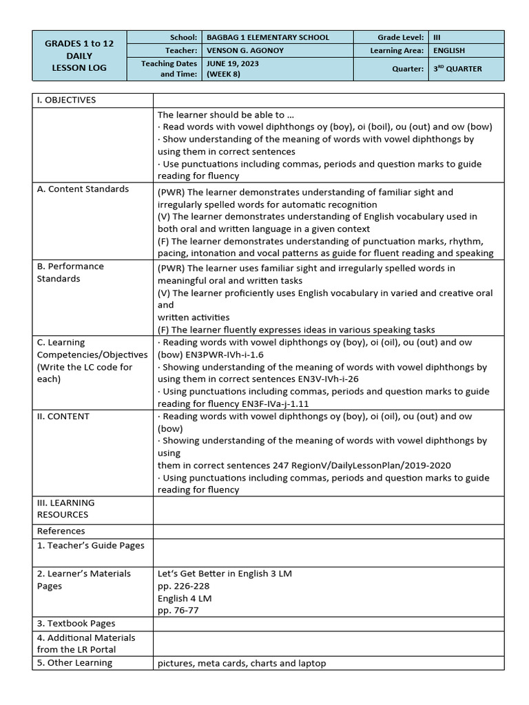 DLP-ENG-3 | PDF | Fluency | Cognitive Science