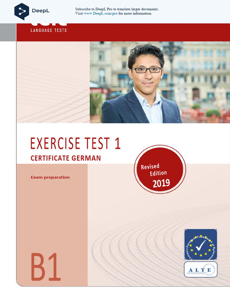 TELC-B1-Modelltest en | PDF