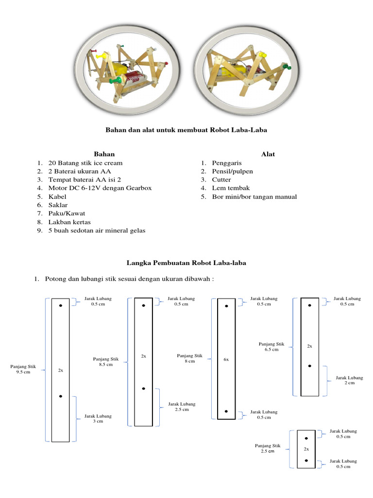 Robot Laba-Laba Sederhana | PDF