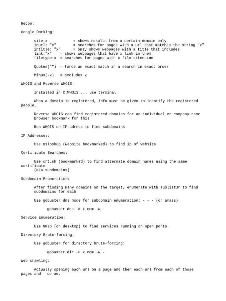 Recon | PDF | Domain Name System | Domain Name