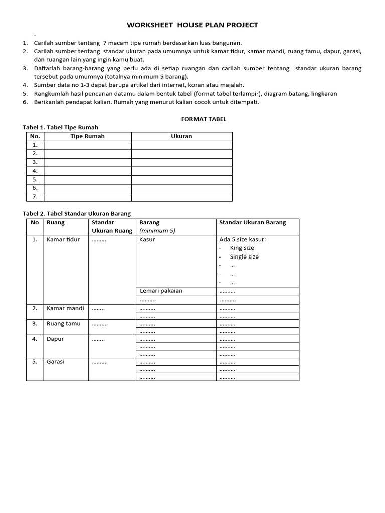 House Plan Project | PDF