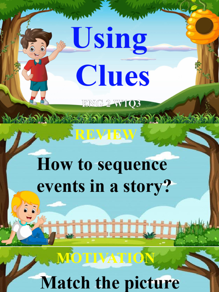 ENG 2 W1Q3 Using Clues | PDF