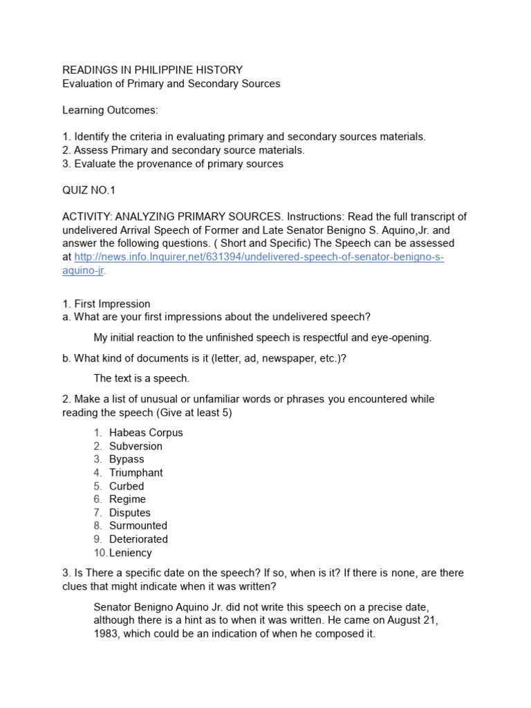 RPH - Q1 | PDF | Cognition | Cognitive Science