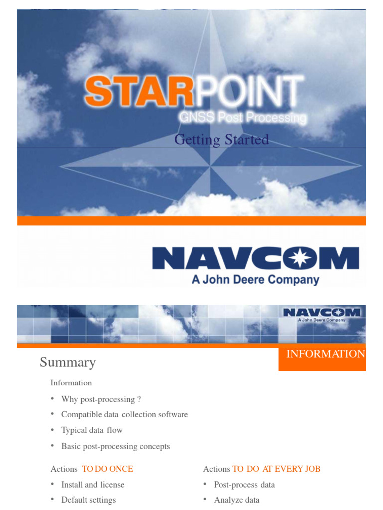 StarPoint GettingStarted | PDF | Computer File | Surveying