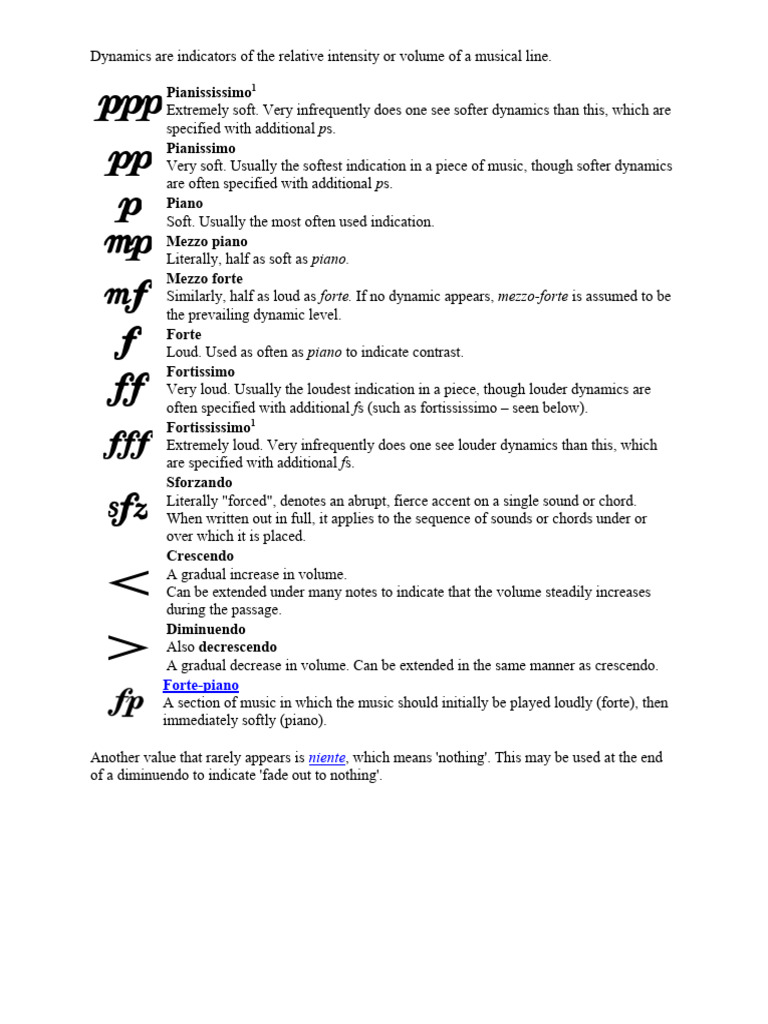 Music Symbols | PDF | Art | Poetry