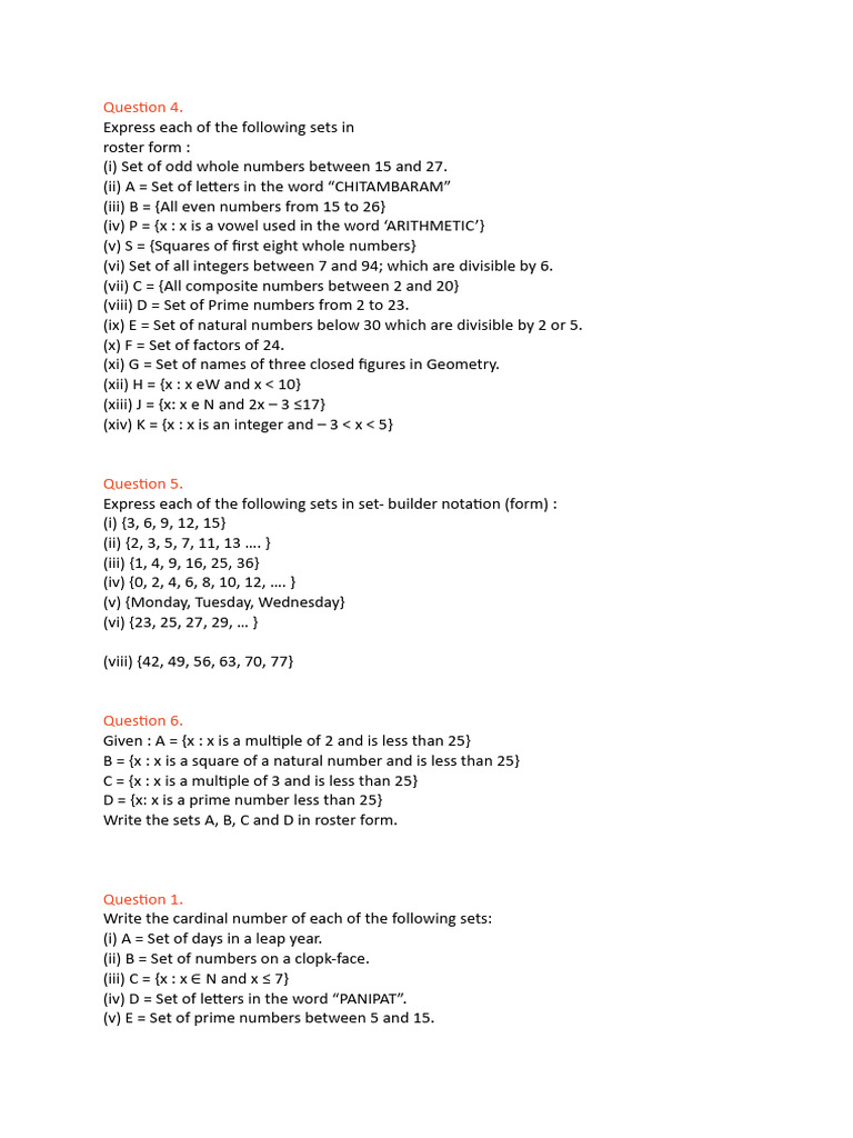 Set A Pdf Integer Arithmetic 7569