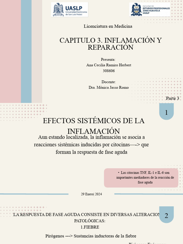 Capitulo 3-Inflamación y Reparación - Parte 3 | PDF | Cicatrización de la herida | Inflamación