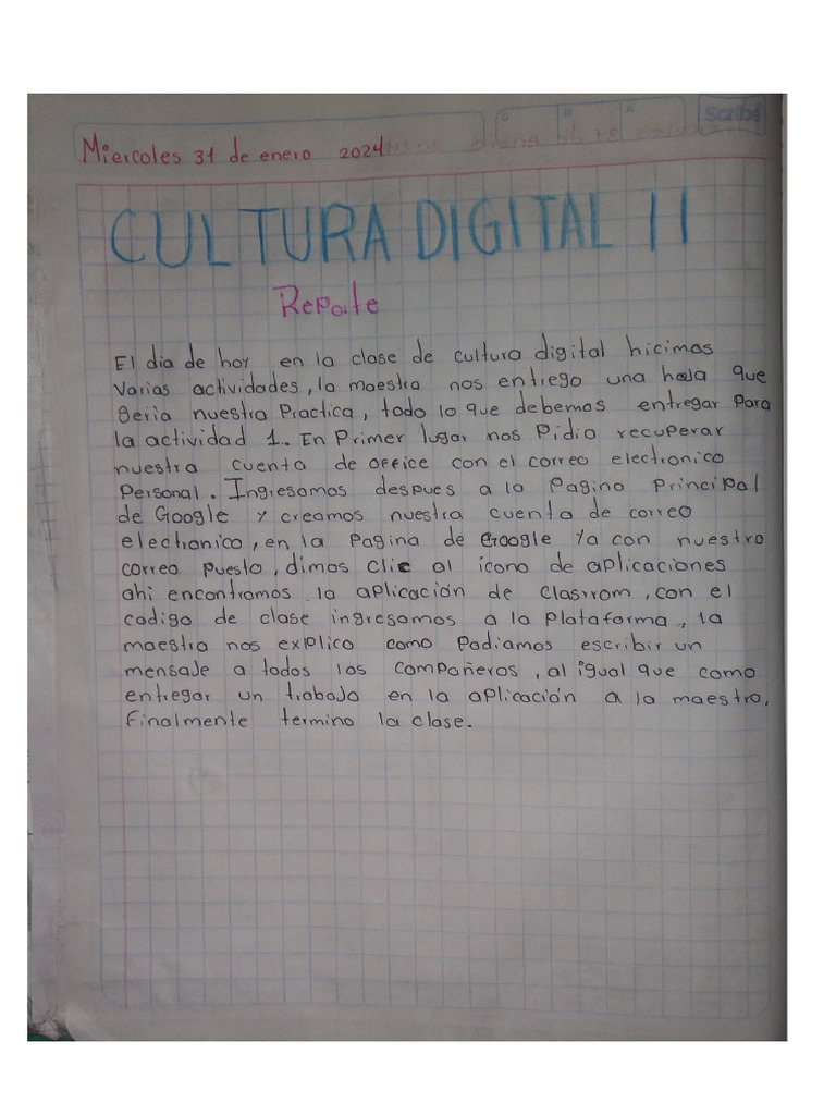 Cultura Digital 2-Actividad 1 | PDF