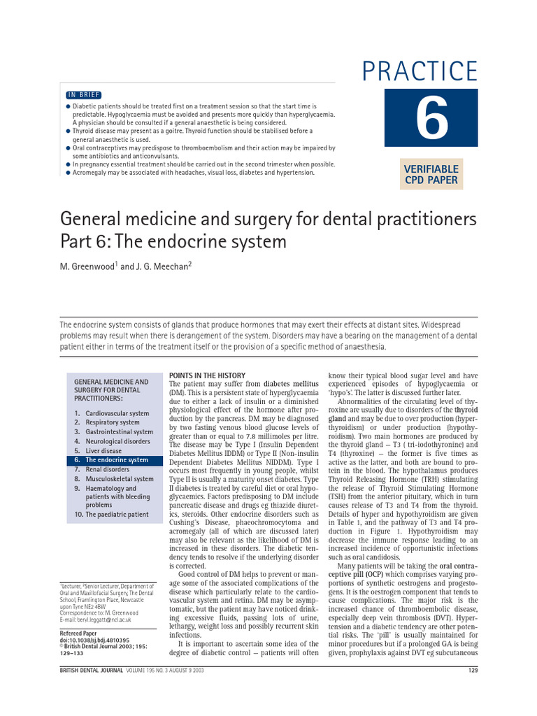 The endocrine system | PDF | Adrenal Gland | Thyroid