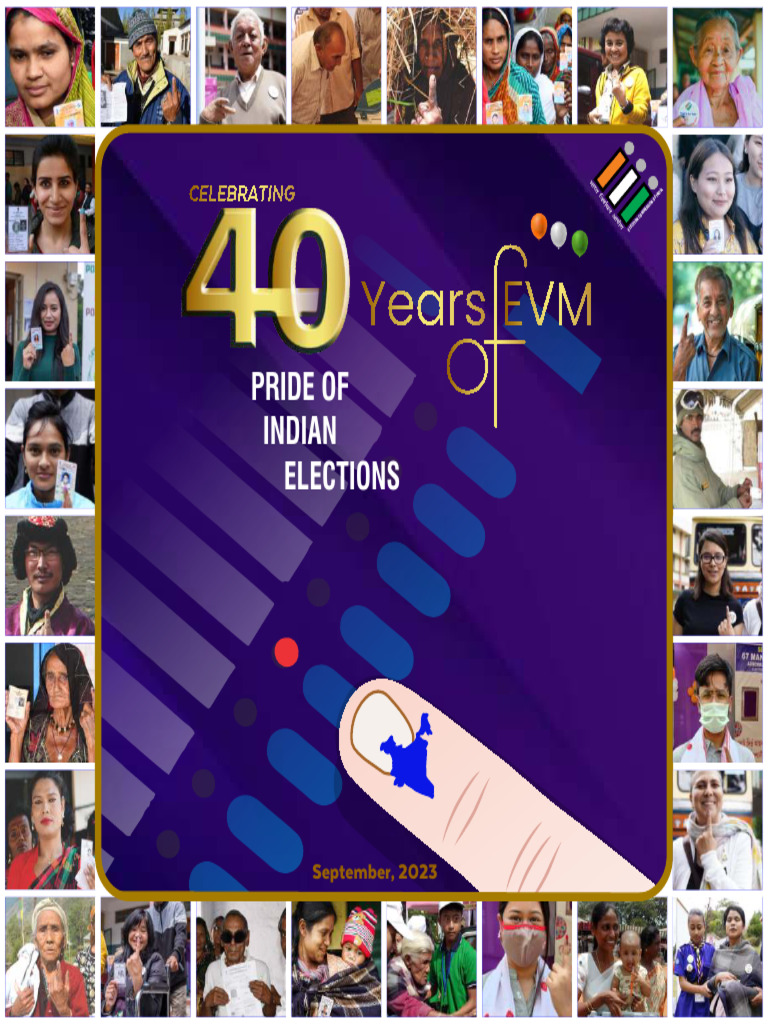 ECI EVM Coffee Table Book September 2023 | PDF | Electronic Voting | Voting