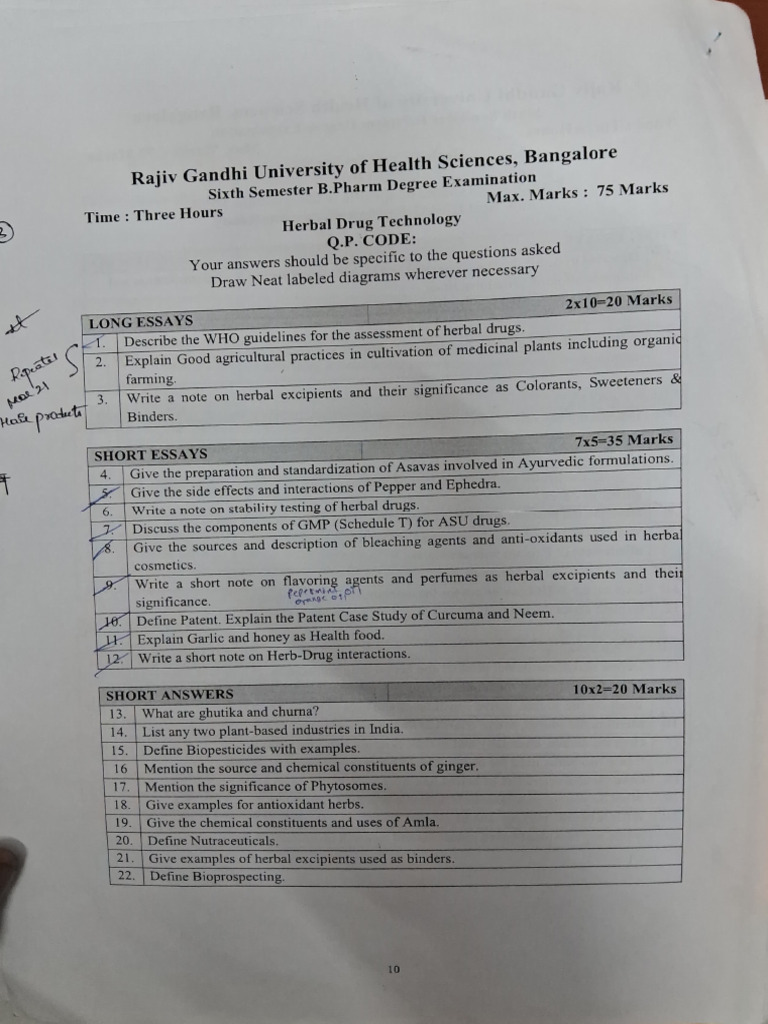 Hdt 23 Expected Set Papers | PDF | Nutraceutical | Cosmetics